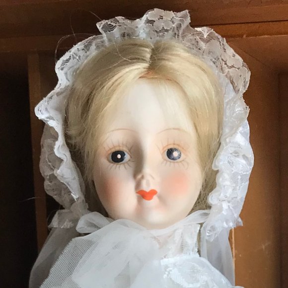Albert E. Price | Toys | Albert E Price Porcelain Painted Face Bride ...